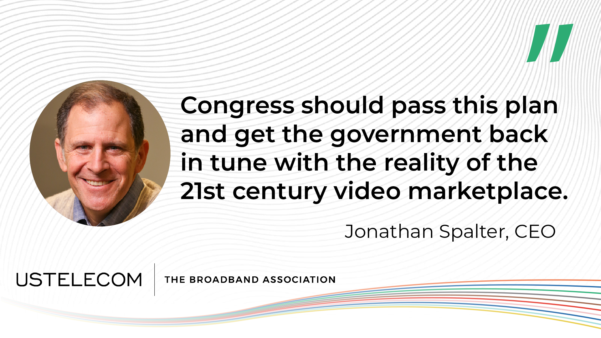 Statement: Bipartisan ‘Modern Television Act of 2019’ – USTelecom