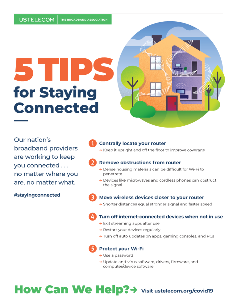 5 Tips For Staying Connected – USTelecom
